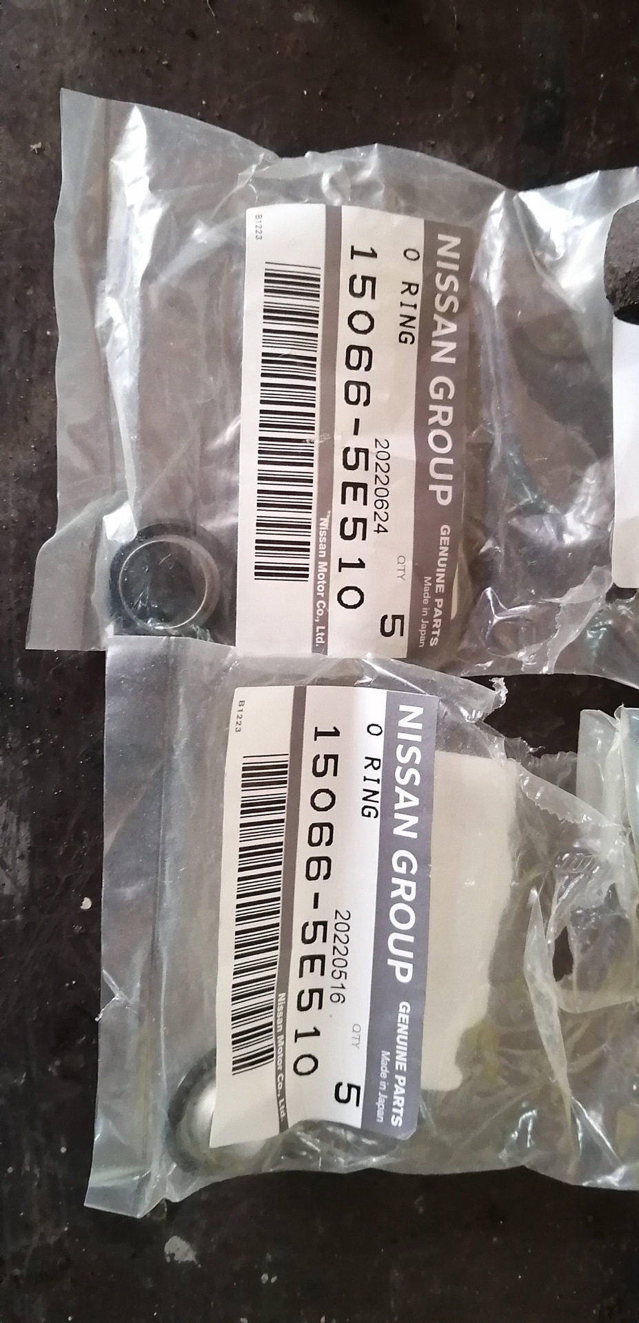 150665E510 Кольцо уплотнительное передней крышки двигателя NISSAN ...