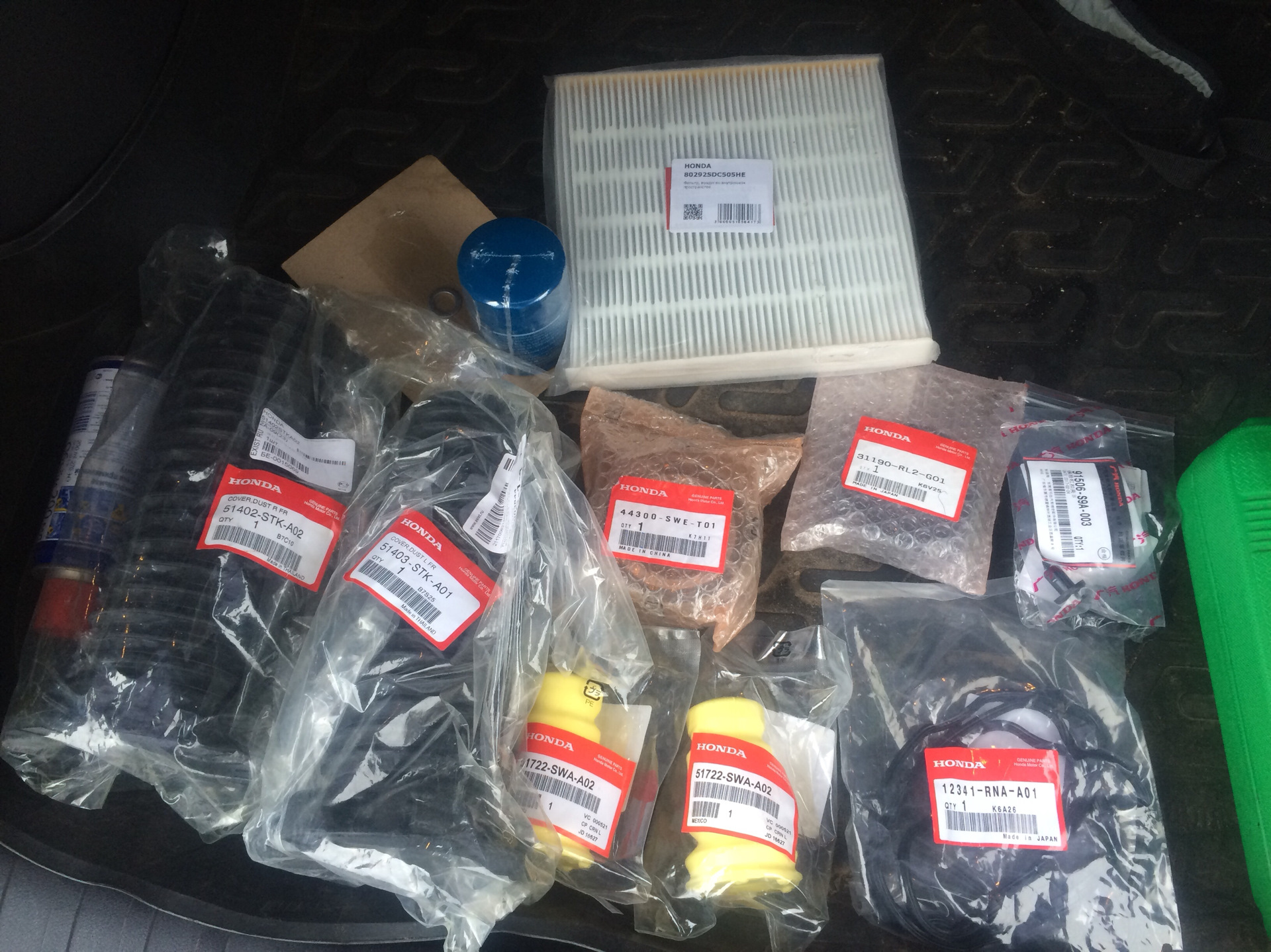 ТО 110 — Honda CR-V (RE), 2 л, 2008 года | плановое ТО | DRIVE2