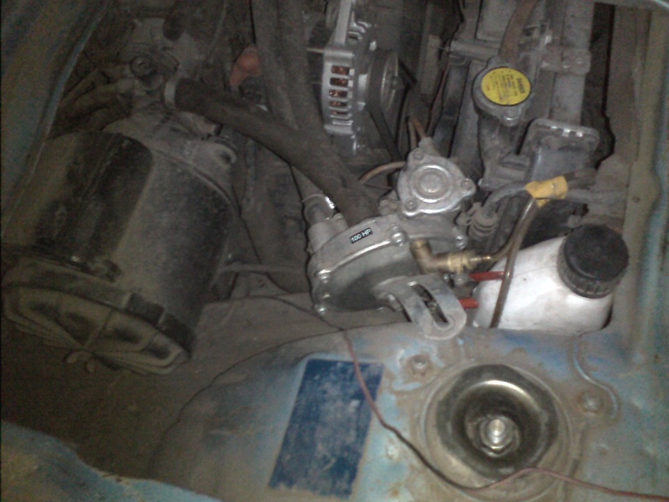 моторный отсек — Suzuki Every (DA52), 0,8 л, 1999 года | просто так ...