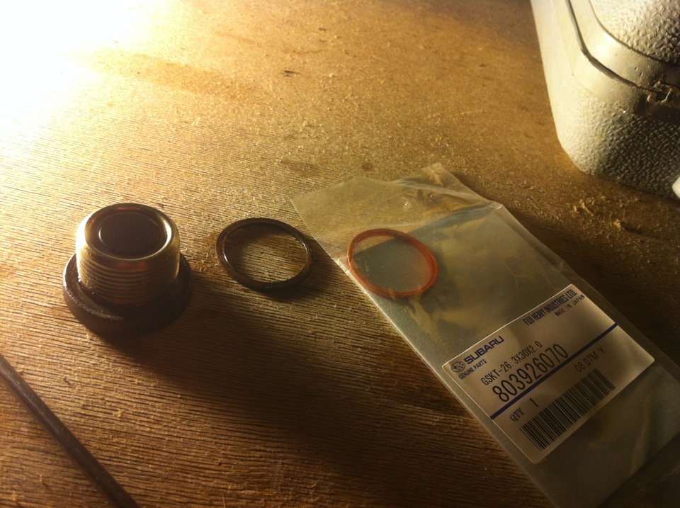 Замена масел в редукторах — Subaru Forester (SG), 2 л, 2005 года ...