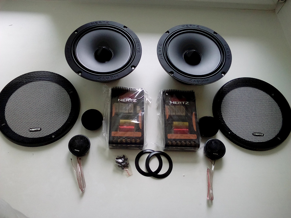 Компонентная акустическая система Hertz HSK HV 165 — Honda Stream (RN1-5), 2 л, 2001 года ...