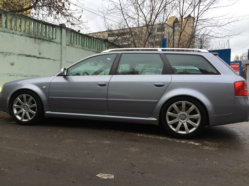 Штамповка R18 Колпаки на месте)) — Audi RS6 (C5), 4,2 л, 2002 года ...