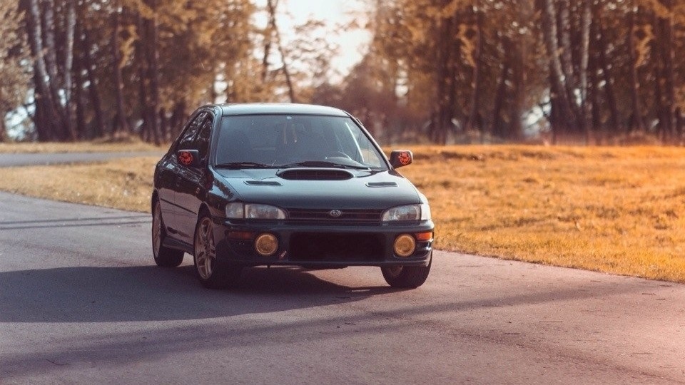 Subaru Impreza WRX (GC, GF) 2.0 бензиновый 1996 | 2.0 turbo "green ...