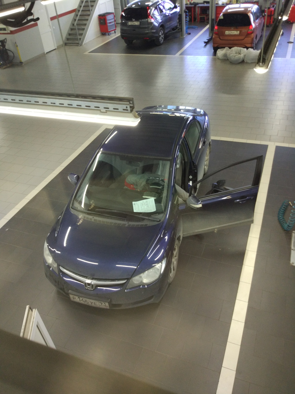 После 5000 км — Honda Civic 4D (8G), 1,8 л, 2008 года | визит на сервис ...