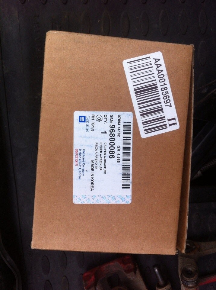 96800086 Тормозной суппорт (восстановленный) GM | Запчасти на DRIVE2