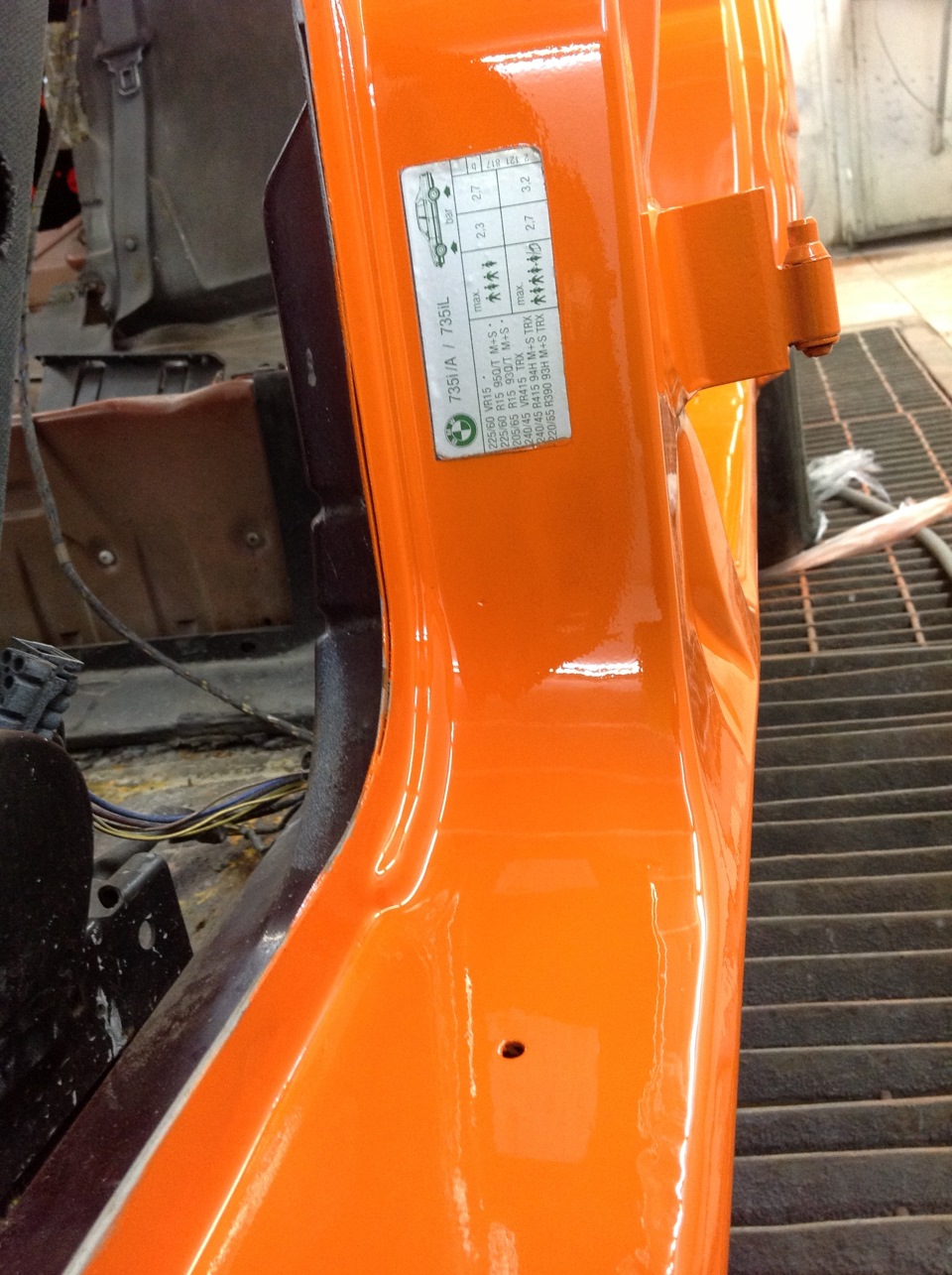 Окраска кузова — BMW 7 series (E32), 3,5 л, 1987 года | кузовной ремонт ...