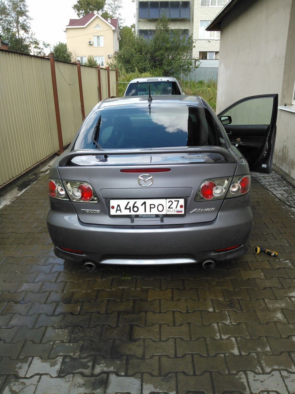 Тонирование фар пленкой — Mazda Atenza (1G), 2,3 л, 2003 года ...