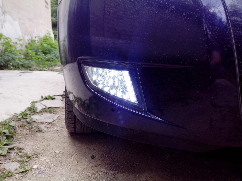 птф ходовые огни — Lada Приора хэтчбек, 1,6 л, 2011 года | стайлинг ...