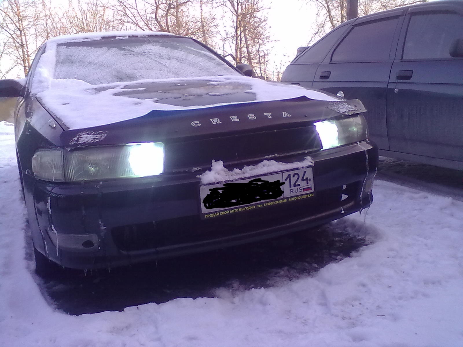 6000К — Toyota Cresta (90), 2,5 л, 1993 года | стайлинг | DRIVE2