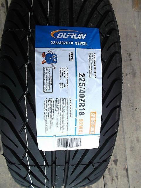 Новые летние шины 225/40R18 Durun Sport-ONE — Сообщество «Ford Club» на ...