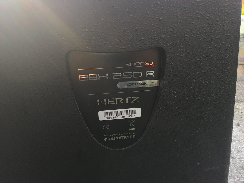 7. Сабвуфер Hertz EBX 250.2 R — Toyota Allion (T240), 1,5 л, 2007 года | автозвук | DRIVE2