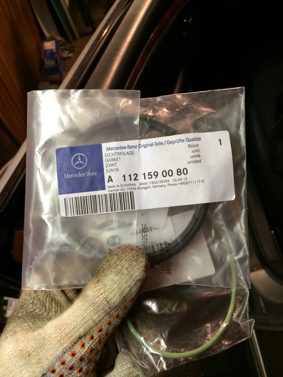 Чистка дросcельной заслонки. — Mercedes-Benz CLK (W209), 2,6 л, 2002 ...