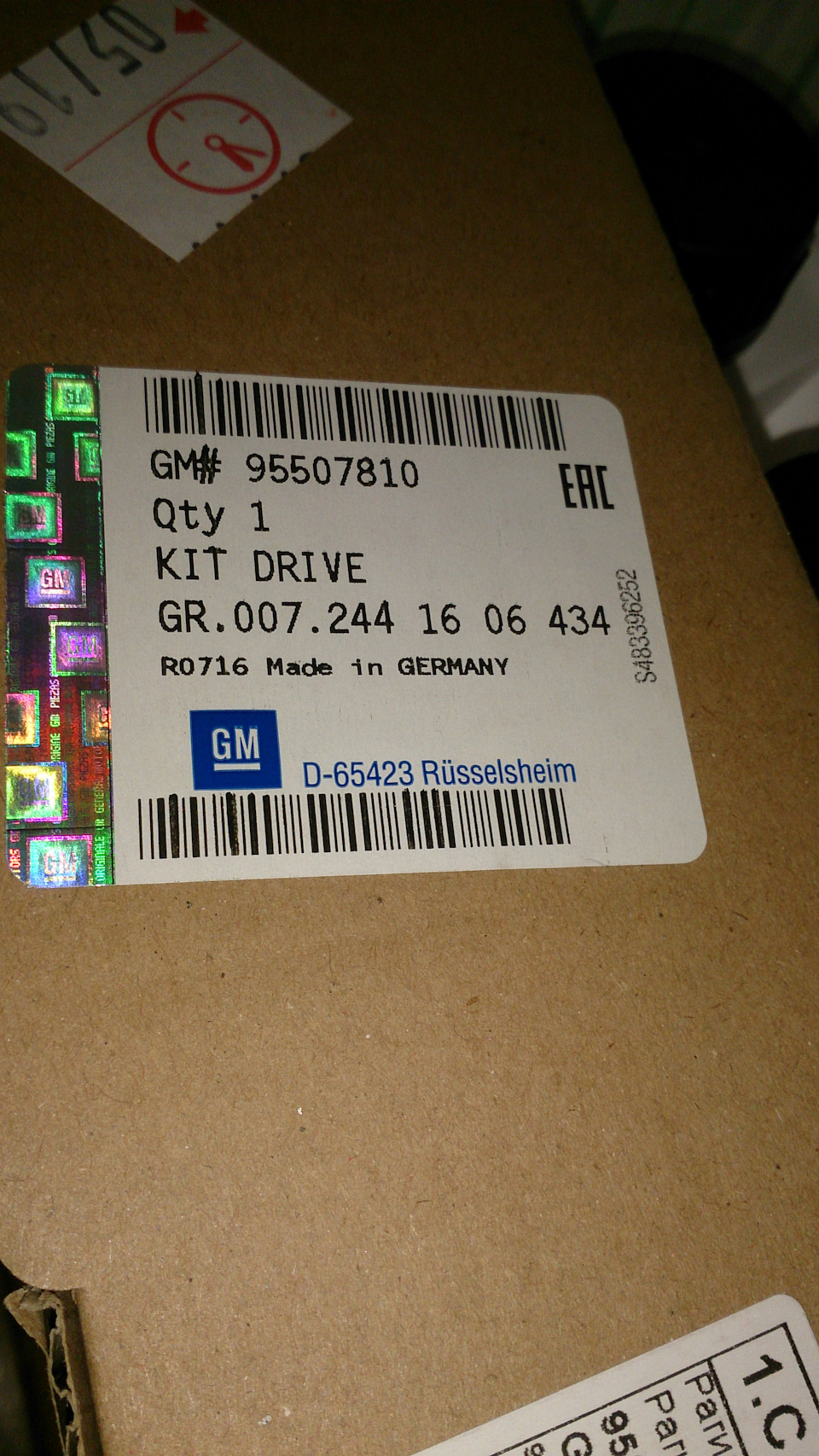 95507810 Зубчато-ременная передача ГРМ в сборе GM | Запчасти на DRIVE2