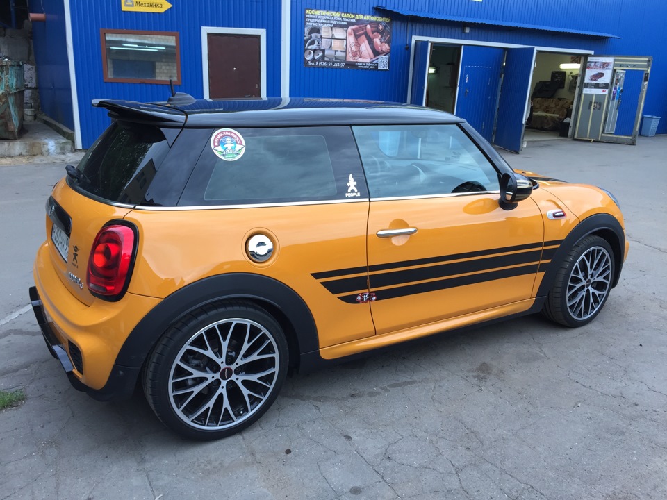 Антихром продолжение + Антигравийная плёнка — MINI Cooper S Mk III, 2 л ...