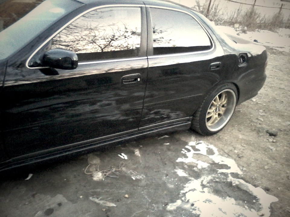 Примерка порогов — Toyota Cresta (90), 2,5 л, 1996 года | тюнинг | DRIVE2