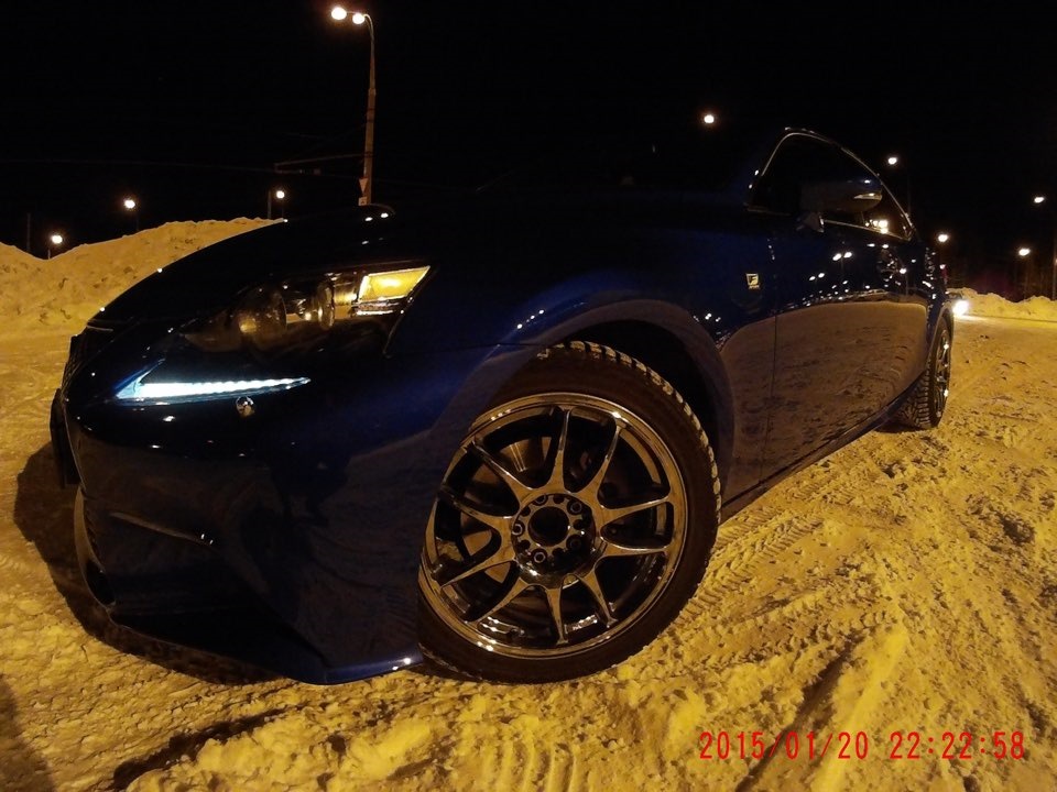Ночные фоточки… SJCAM 4000 — Lexus IS III, 2,5 л, 2013 года ...