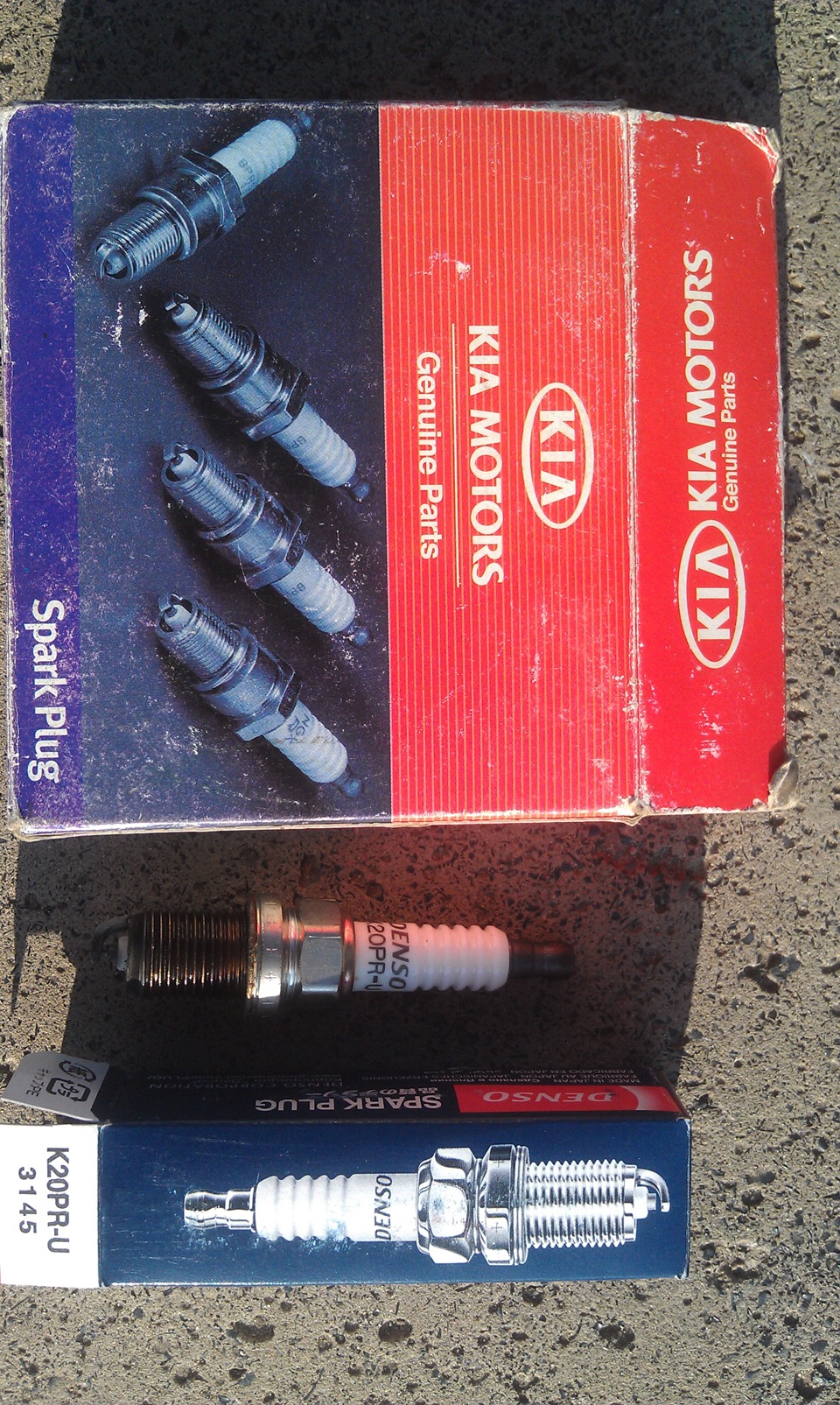 Замена свечей — KIA Sephia (2G), 1,6 л, 2002 года | плановое ТО | DRIVE2