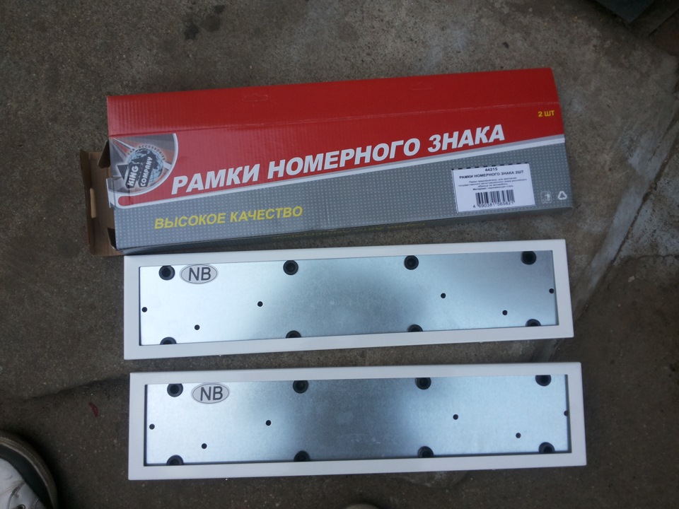 Рамки под номерные знаки — Chevrolet Cruze (1G), 1,6 л, 2014 года ...