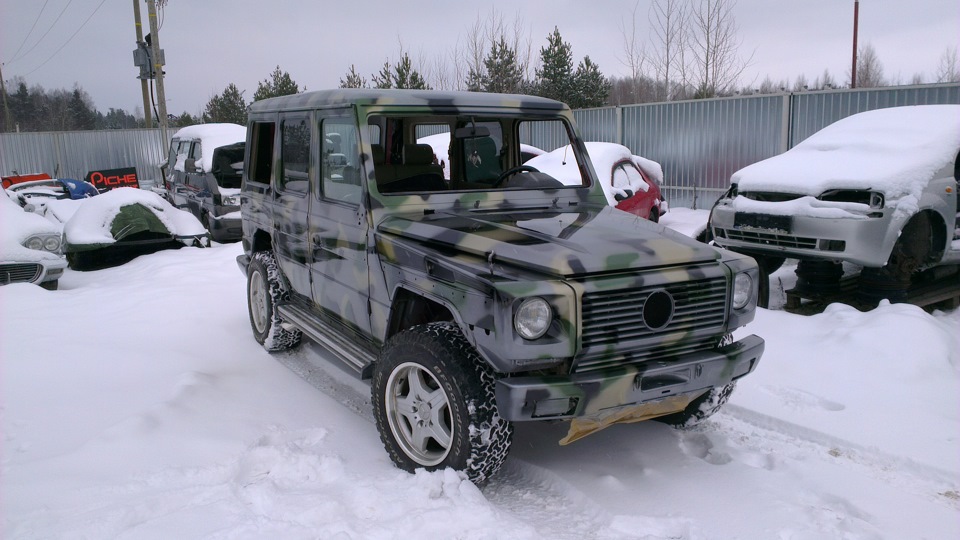 Mercedes-Benz G-Class (W463) 3.5 дизельный 1993 | CAMOUFLAGE на DRIVE2