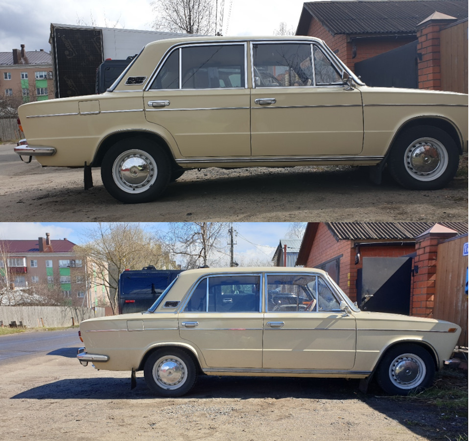 Подвеска и наконец колесики)) — Lada 2103, 1,5 л, 1973 года | тюнинг | DRIVE2