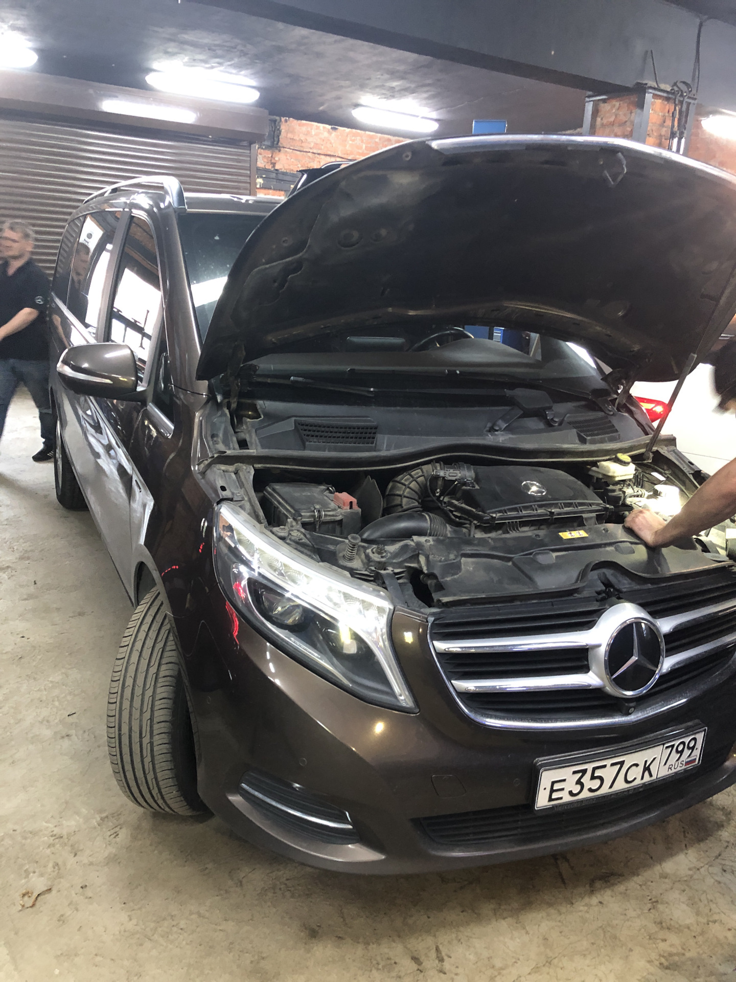 ТО-112 — Mercedes-Benz V-Class (W447), 2,2 л, 2014 года | визит на ...