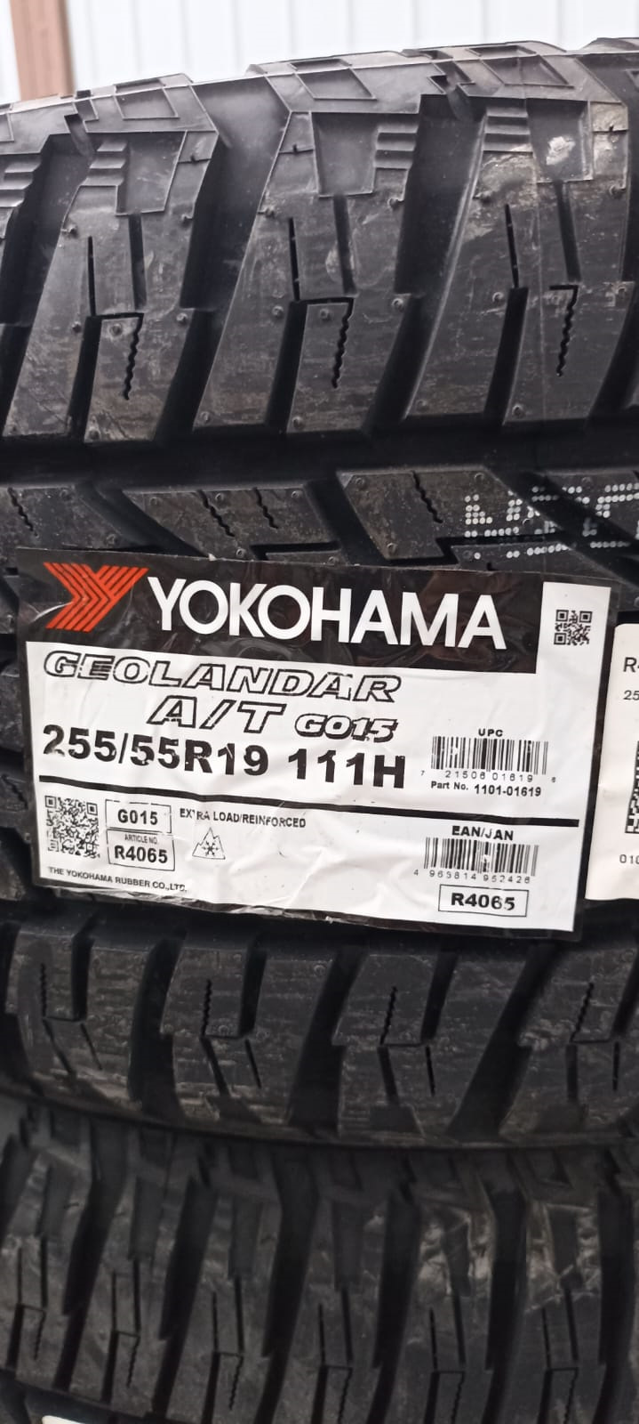 Летняя резина Yokohama Geolandar A/T G015 — Land Rover Discovery IV, 3 ...