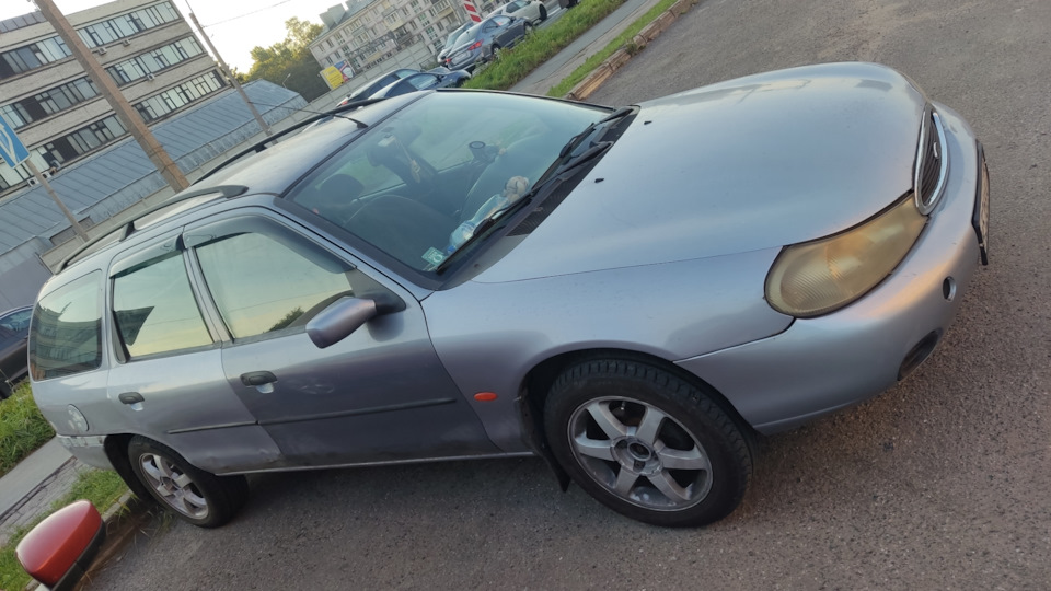 Диски от cougar и новая резина — Ford Mondeo II, 1,8 л, 1998 года | колёсные диски | DRIVE2