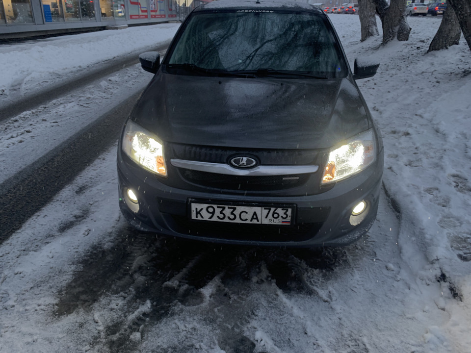 Небольшие изменения после покупки. — Lada Гранта Drive Active, 1,6 л ...