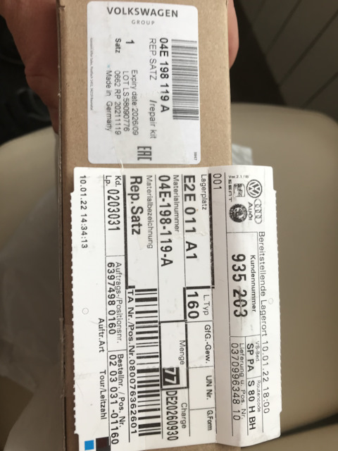 04E198119A Ремкомплект зубчатого ремня VAG | Запчасти на DRIVE2