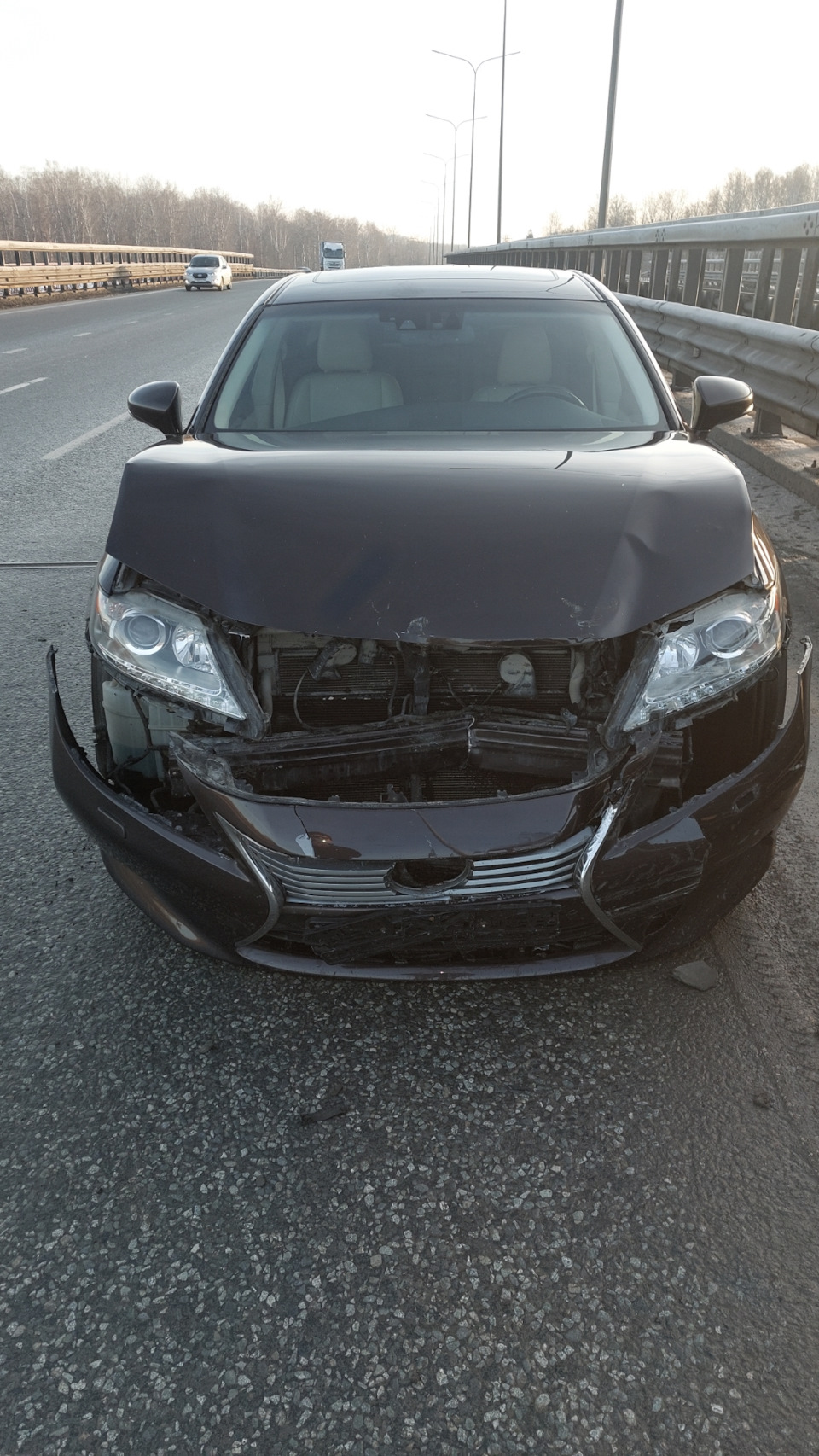 Бяда. — Lexus ES 300h (XV60), 2,5 л, 2013 года | ДТП | DRIVE2