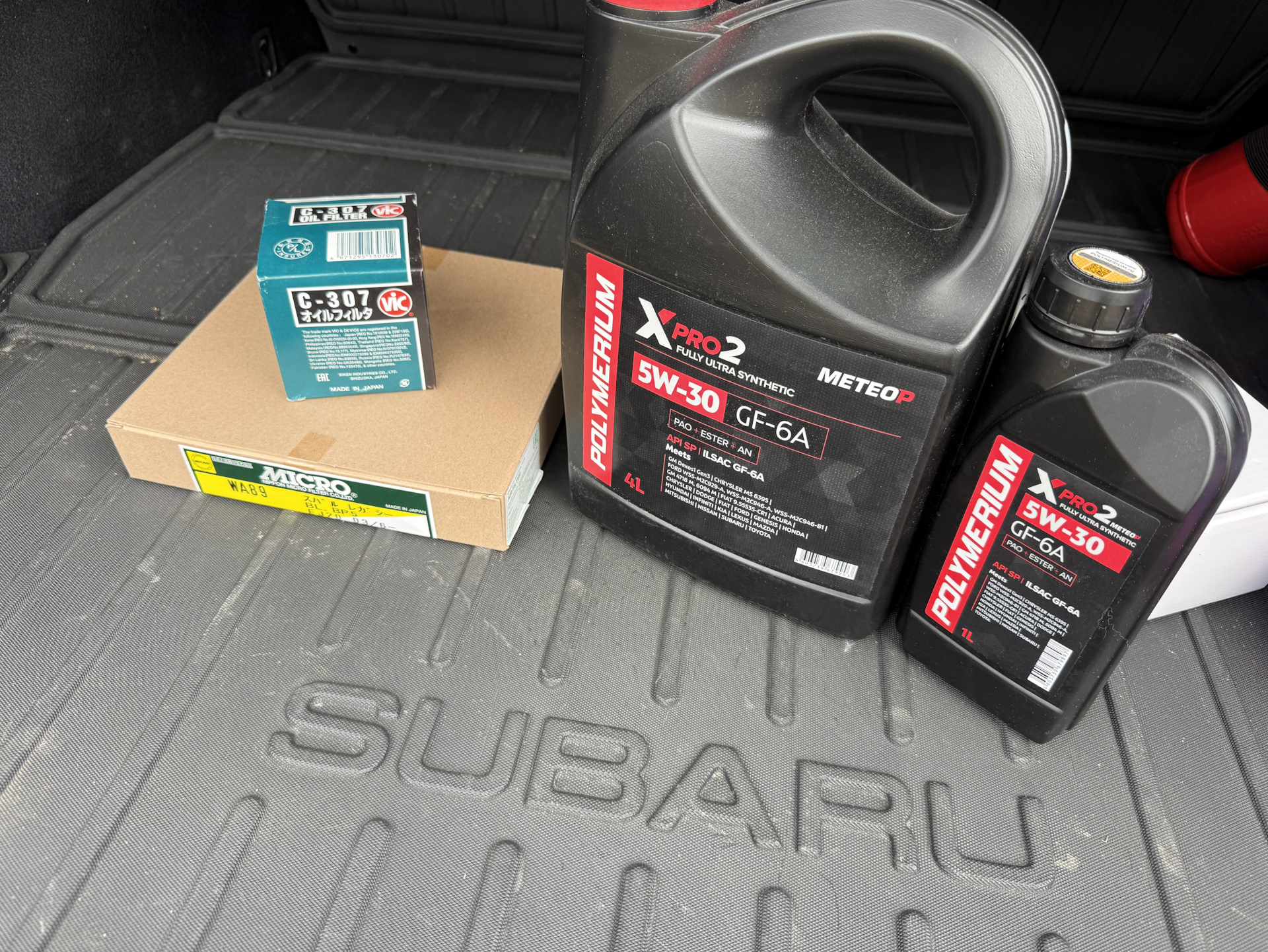 Промывка форсунок, замена масла ДВС, фильтров — Subaru Levorg (VM), 1,6 ...