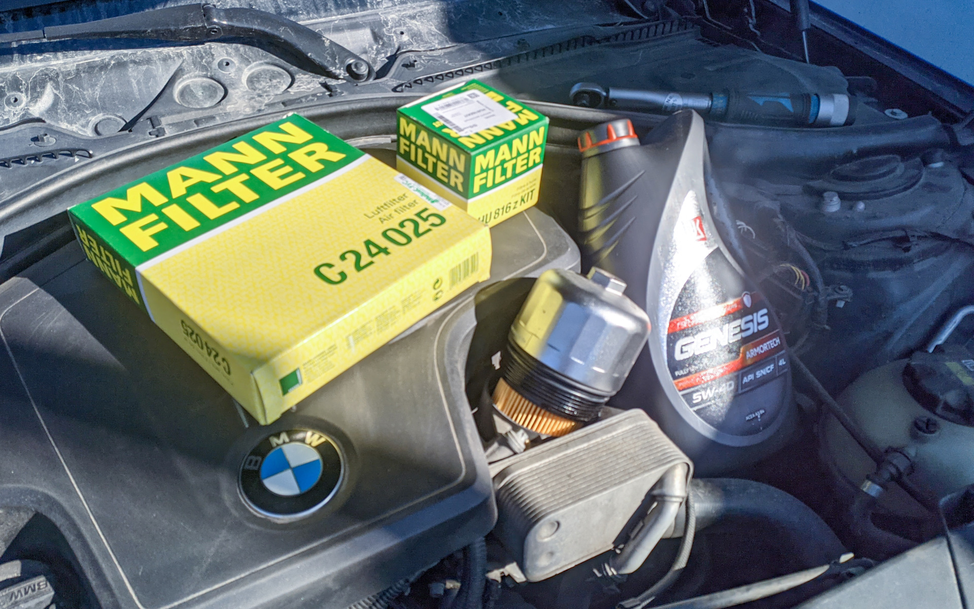 ТО: Масло — BMW 3 series (F30), 2 л, 2013 года | плановое ТО | DRIVE2