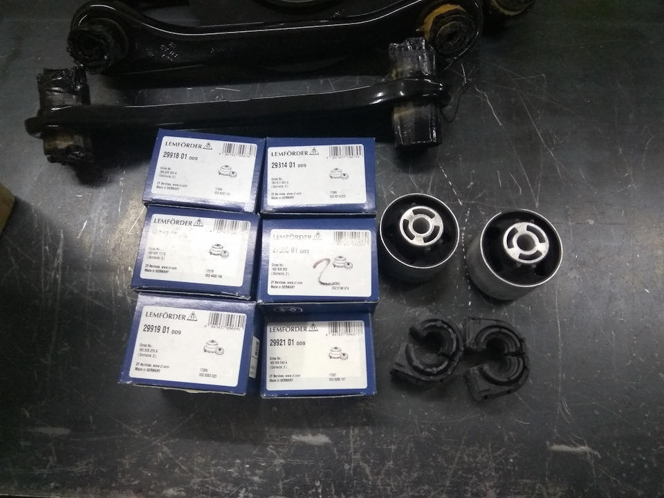 Замена всех сайлентблоков подвески. — Skoda Octavia Combi A5 Mk2, 1,6 л ...