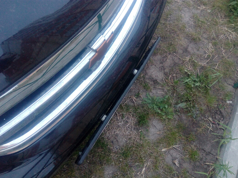 34# Подиум под передний номерной знак GM. — Chevrolet Lacetti Sedan, 1 ...