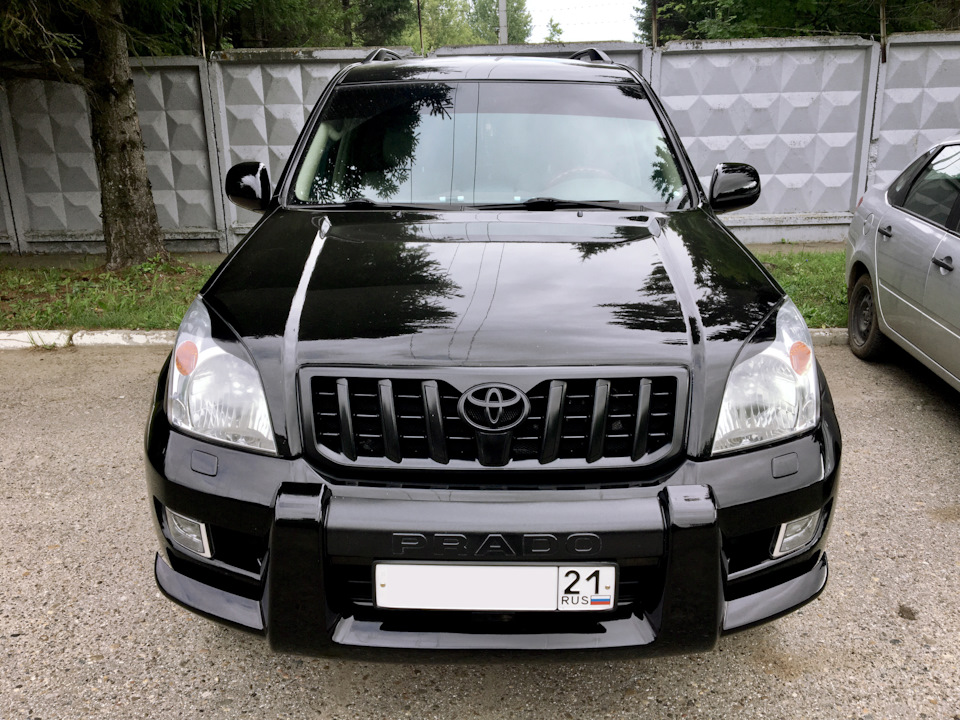 32.На тему: "Реснички на фары" — Toyota Land Cruiser Prado 120-series ...