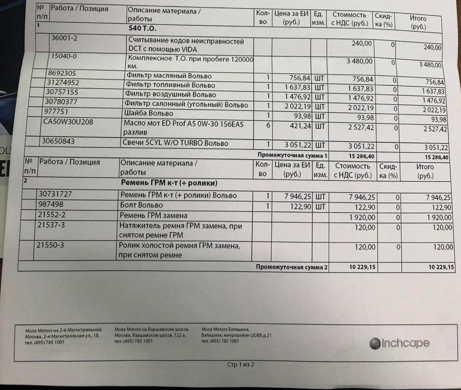 ТО после покупки — Volvo C30, 2,4 л, 2007 года | плановое ТО | DRIVE2