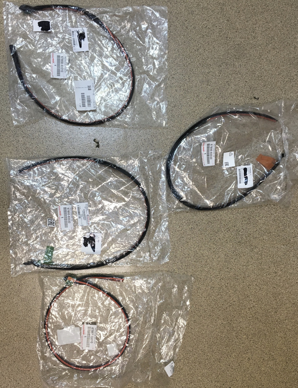 6789660030 Уплотнитель TOYOTA LEXUS | Запчасти на DRIVE2