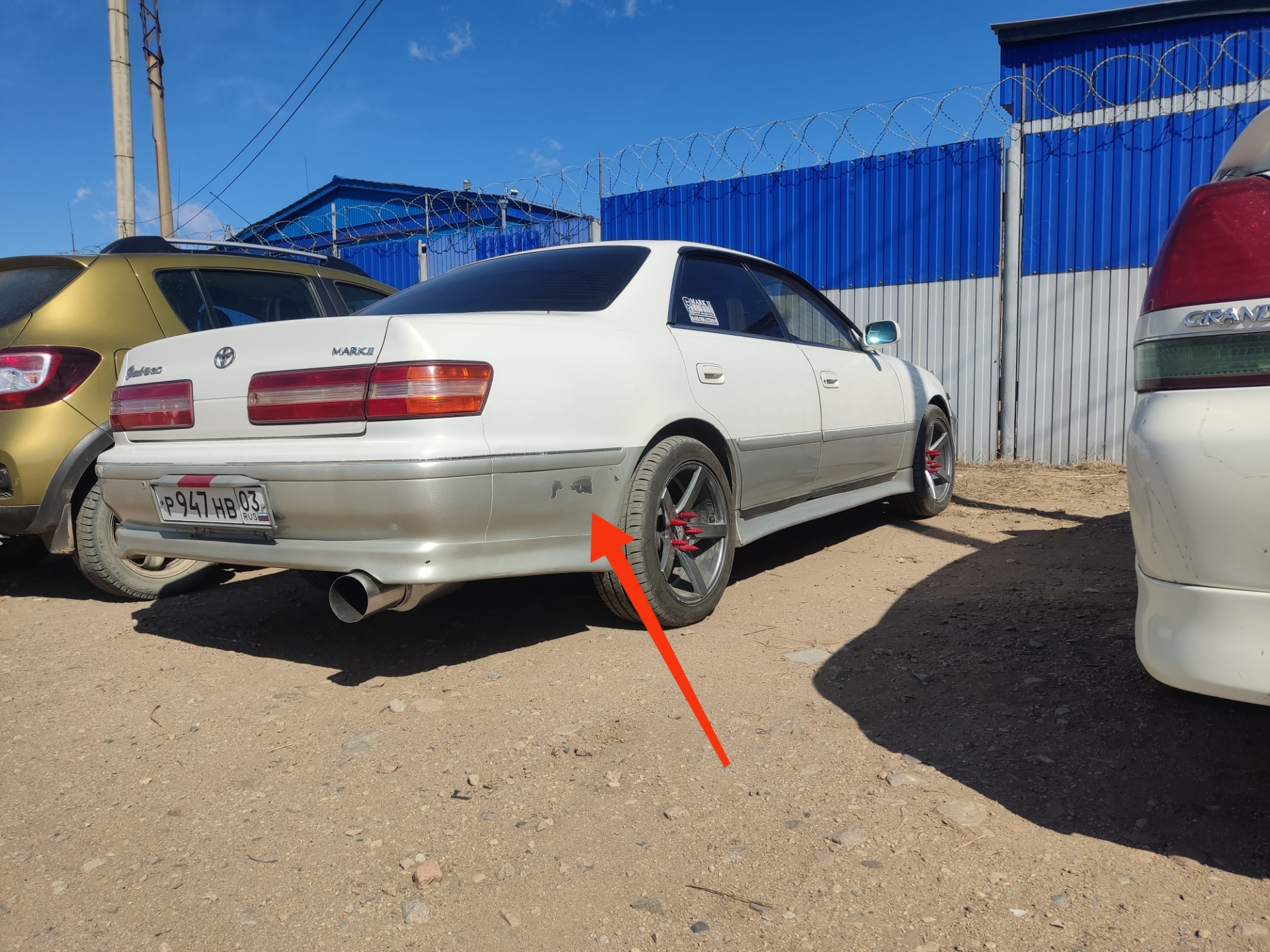 🇯🇵1⃣0⃣Сделал полосу на лобовое стекло😎 — Toyota Mark II (100), 3 л ...
