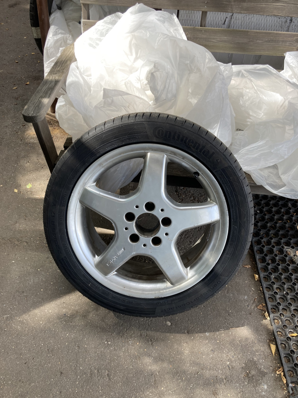 30.07.2022 -Спорт суппорта 330мм, новая резина ContiSportContact 5 ...