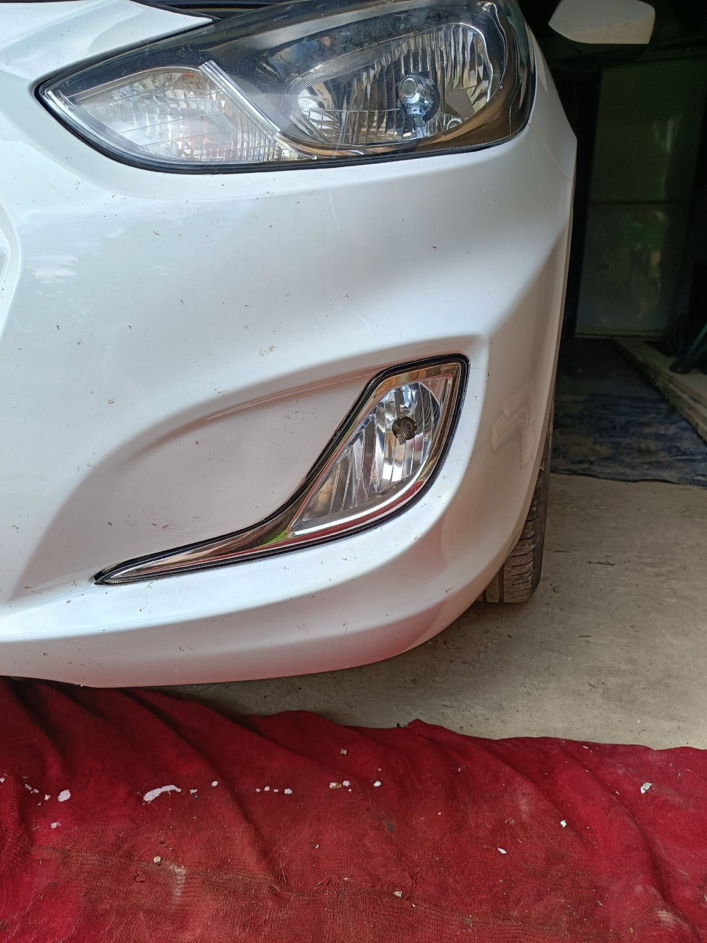 Новая туманка — Hyundai Solaris (1G), 1,4 л, 2014 года | своими руками ...