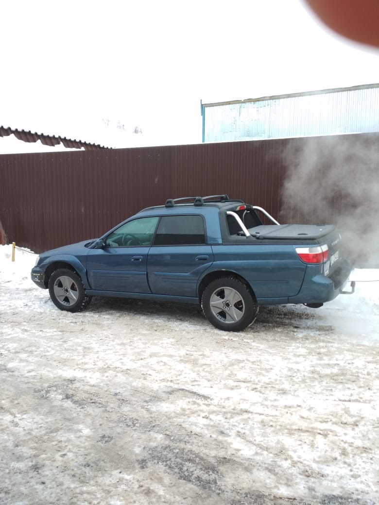 Примерка новых дисков scuba genome sti — Subaru Baja, 2,5 л, 2006 года ...