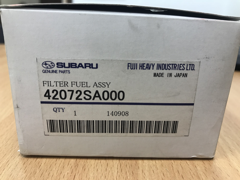Топливный фильтр Subaru 42072-SA000 — Subaru Forester (SG), 2 л, 2007 ...