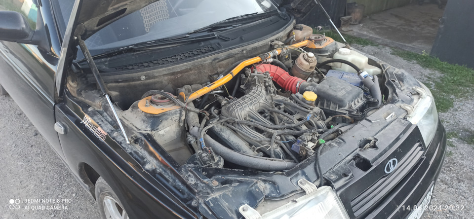 Порвался опять ремень ГРМ, гейтс — Lada 21124, 1,6 л, 2007 года ...