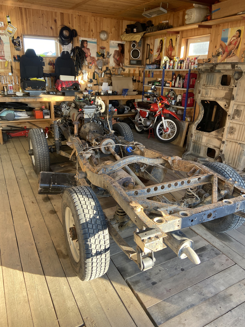 Промежуточный этап полной разборки и дефектовки УАЗа — УАЗ 315196, 2,7 л, 2010 года | своими ...