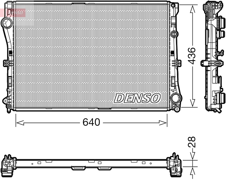 DRM17103 Радиатор DENSO | Запчасти на DRIVE2
