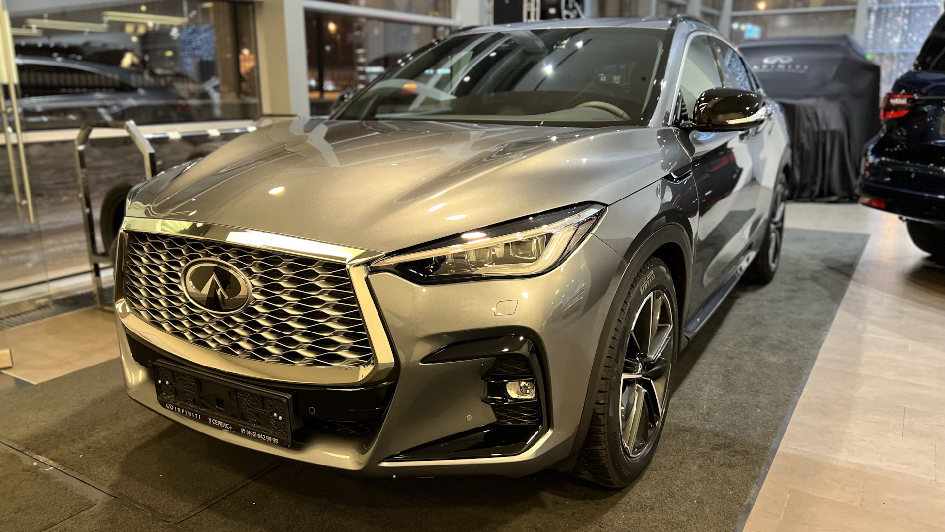 Infiniti QX55 2.0 бензиновый 2021 | Серая лисица 力 на DRIVE2