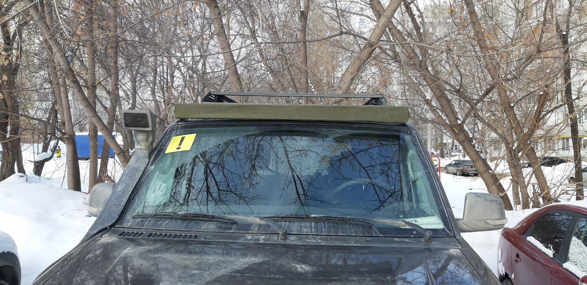 Чехол на светодиодную балку. — УАЗ Patriot, 2,7 л, 2016 года ...