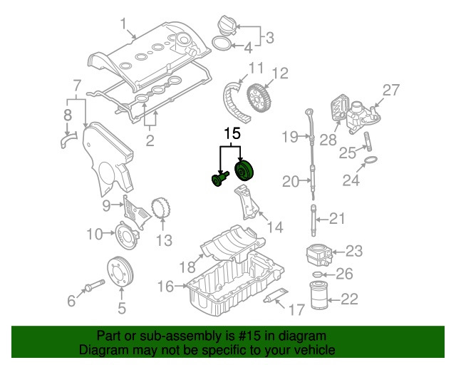 06B109243D Ролик натяжной ремня ГРМ VAG | Запчасти на DRIVE2