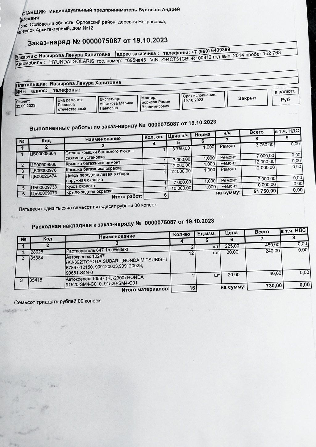 Процесс преображения — Hyundai Solaris Hatchback, 1,4 л, 2014 года ...