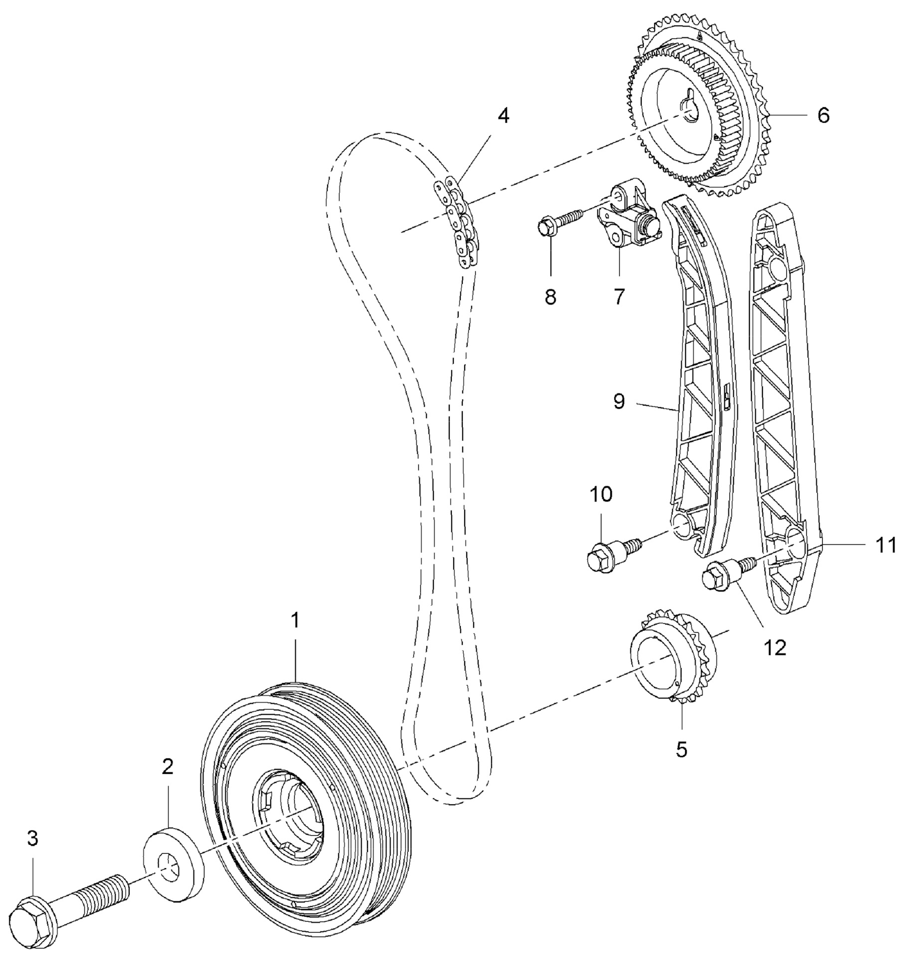 Замена шкива коленвала — Chevrolet Captiva (1G), 2,2 л, 2013 года ...